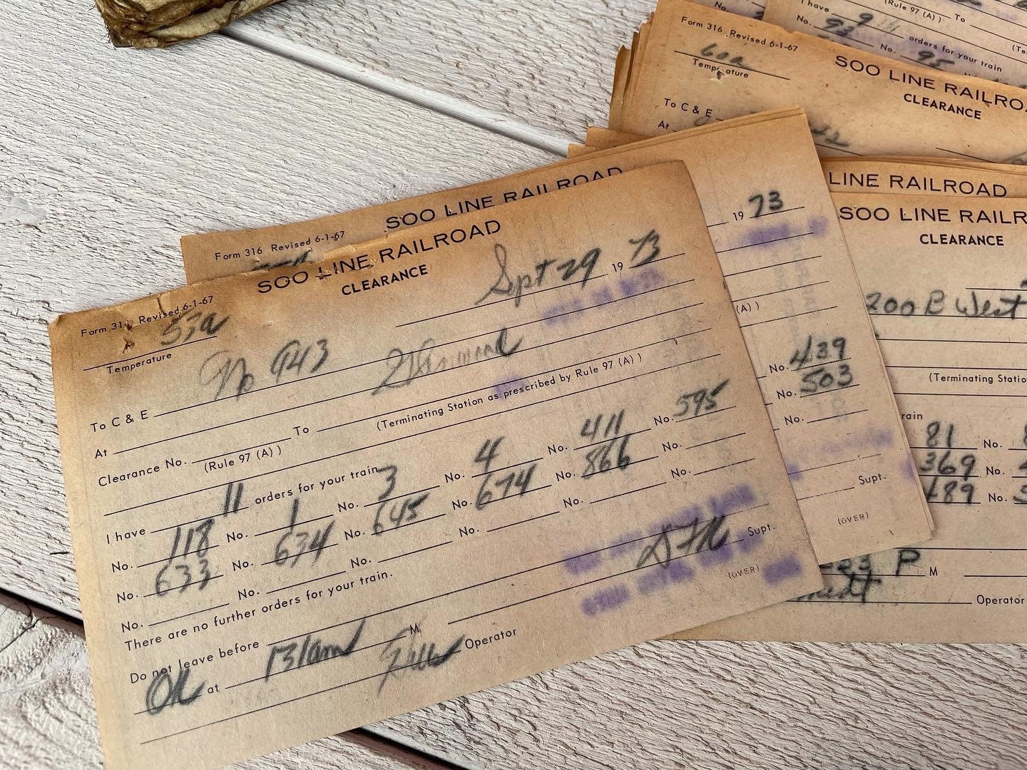 Vintage Clearance Forms Train Railroad Receipts Ephemera 10 - Etsy