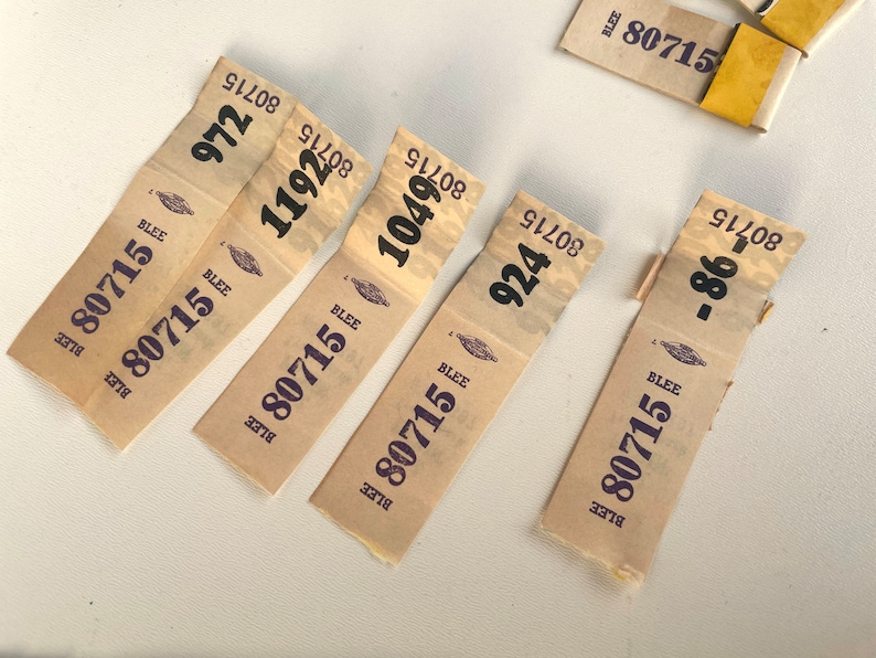 Vintage Game Coupons, Pull Tab Gambling Lotto Tickets, Ephemera for ...