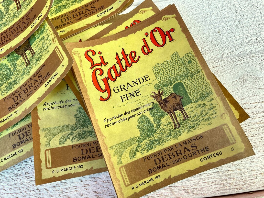 Vintage Bottle Labels, Bright Colorful Labels, Junk Journaling, Mixed ...