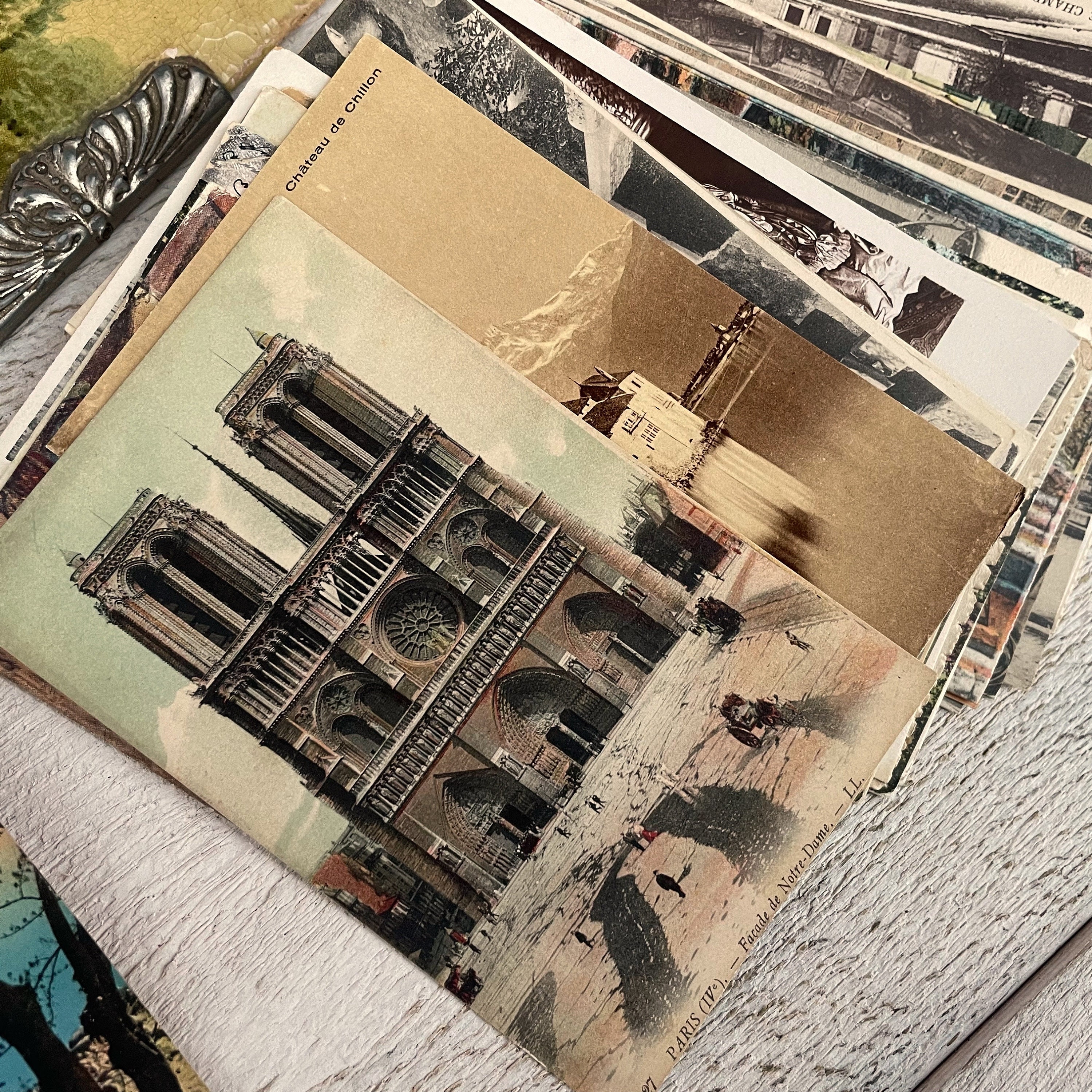 Antique Scenery Post Cards, Large Set Wholesale, Vintage Ephemera for ...
