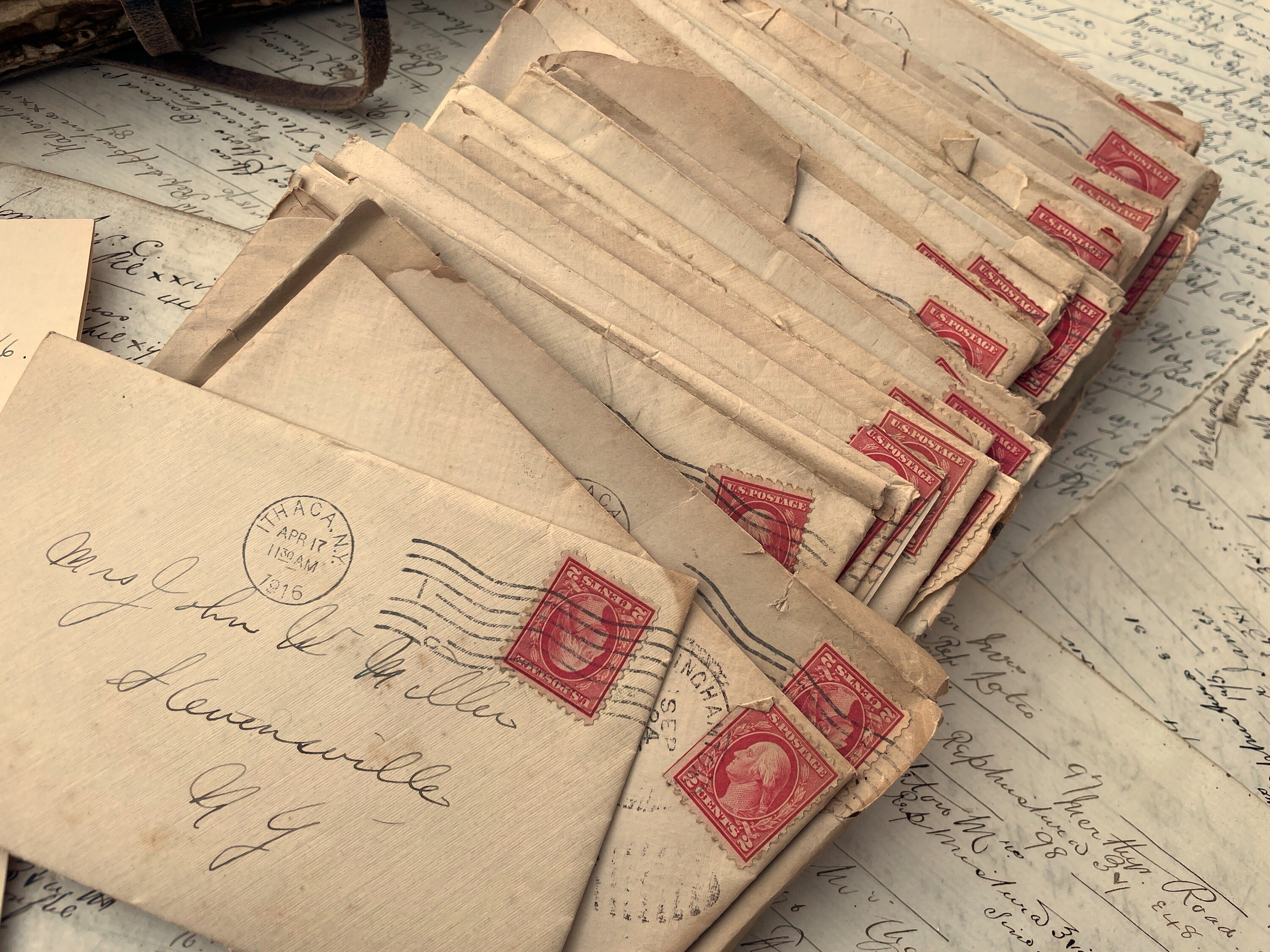 Stack Of Old Envelopes