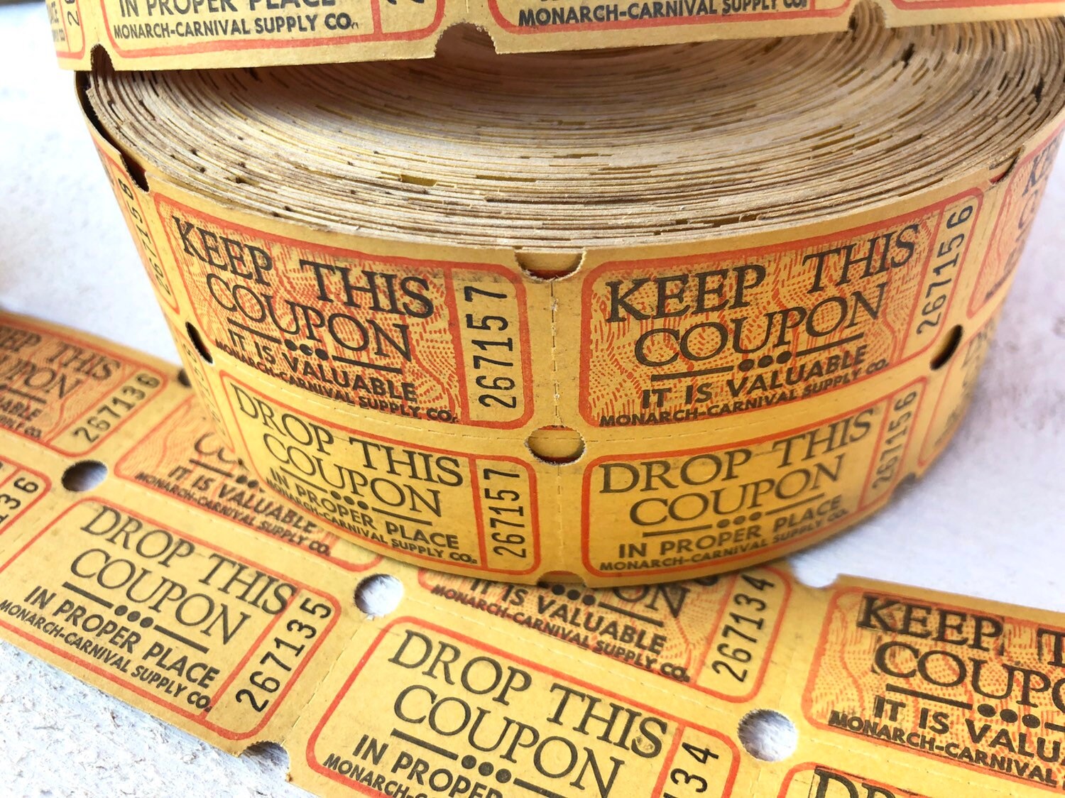Vintage Carnival/theatre Tickets Colorful Ephemera Old - Etsy