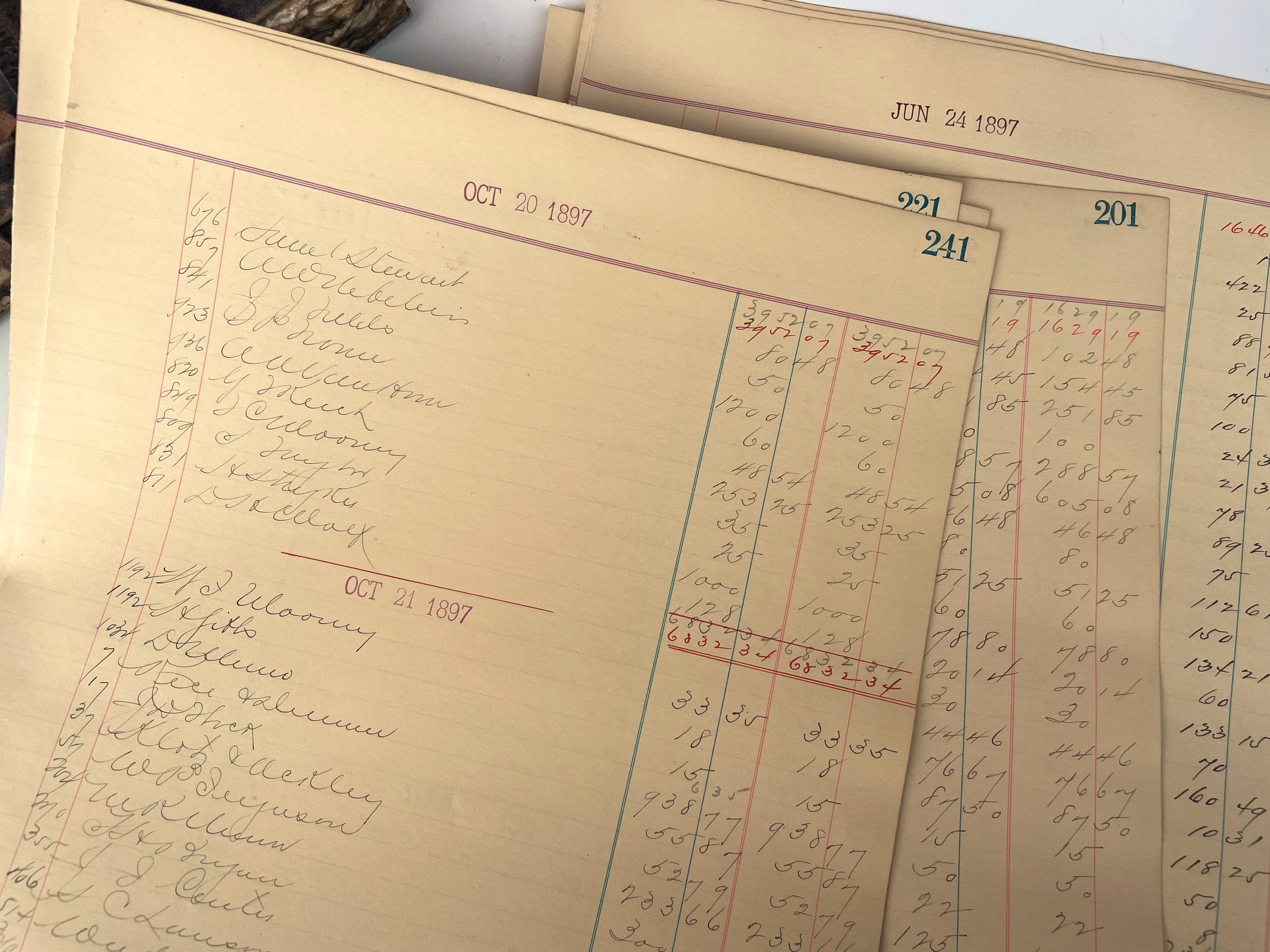 Extra Large Antique Handwritten Ledger 1800s Junk Journal - Etsy