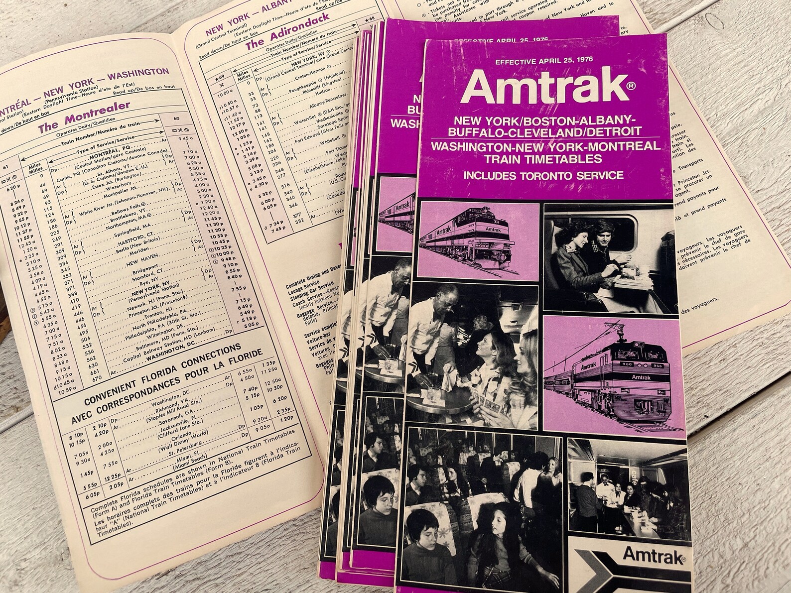 Vintage 1970s Train Timetable, Schedule Brochure, Transport Ephemera ...