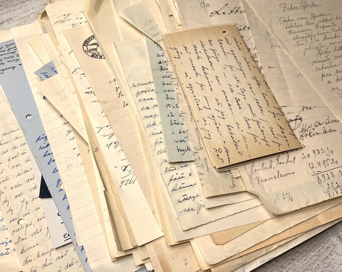 Vintage Handwritten Correspondence, Finnish Letters, RANDOM PICK ...