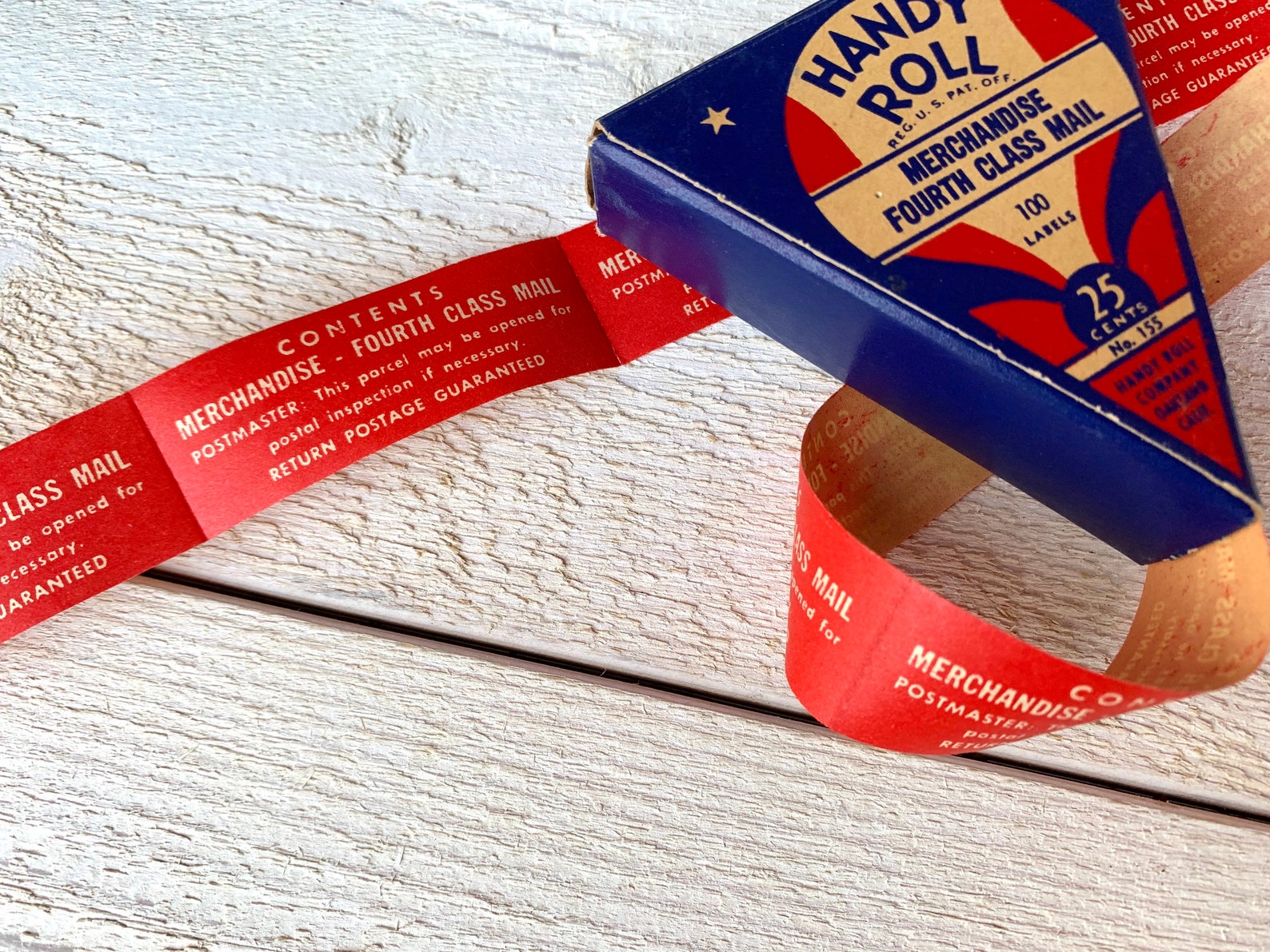 Vintage Mailing Labels Gummed Shipping Label Postal Air - Etsy Canada