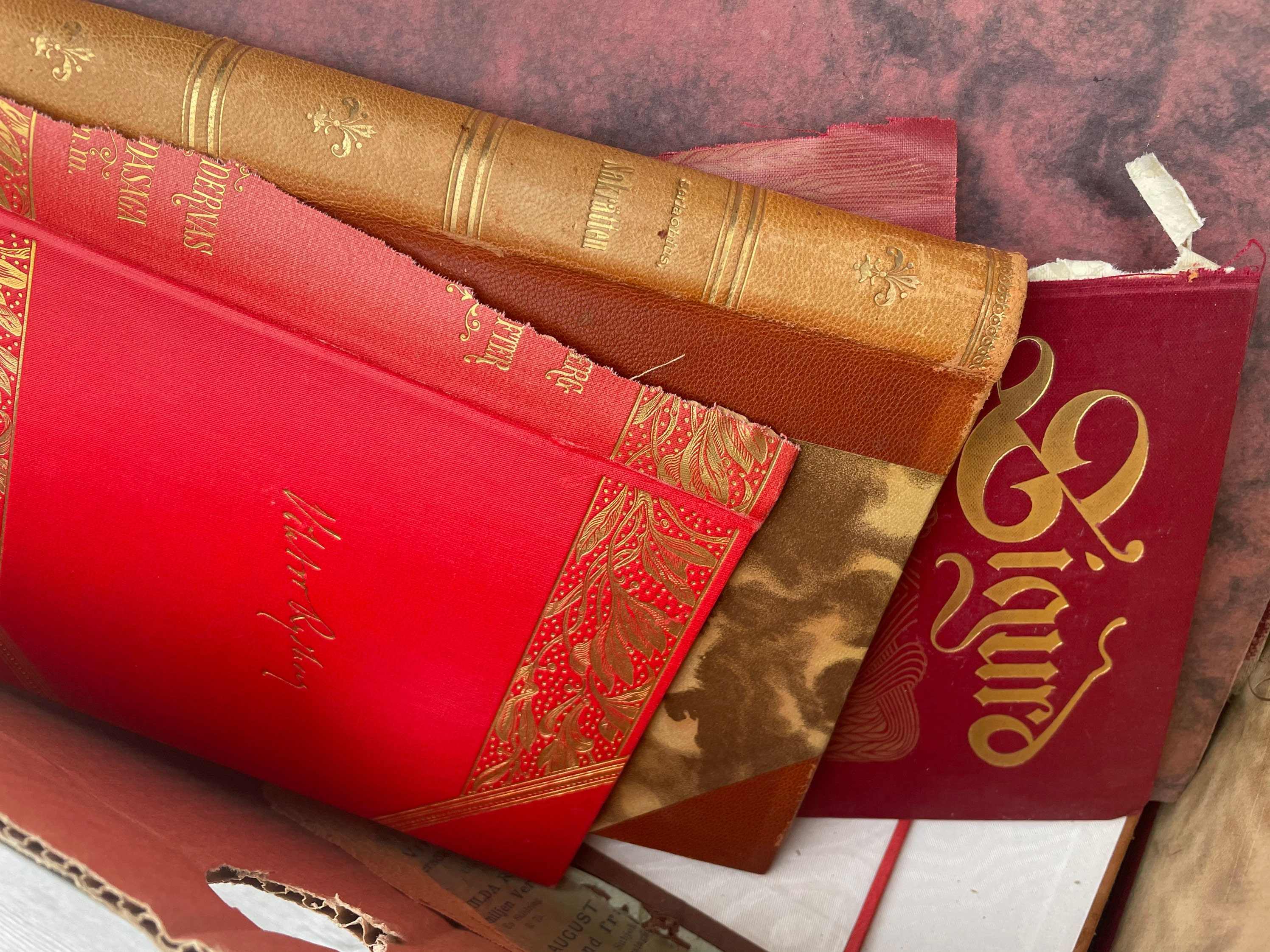 Vintage Book and Ledger Covers Cover ONLY Please Read - Etsy