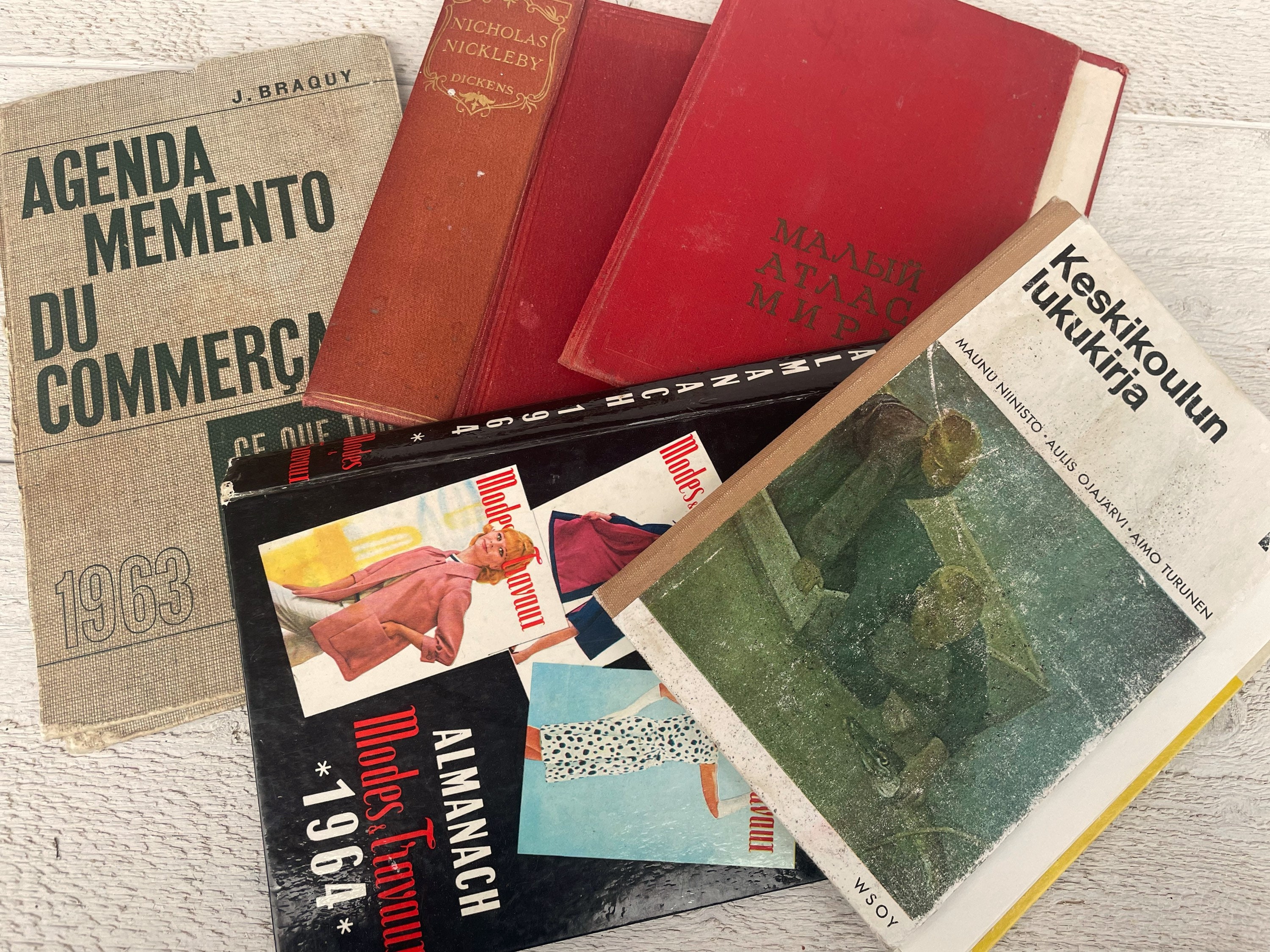 Vintage Book and Ledger Covers Cover ONLY Please Read - Etsy