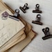 Paper Clips 8 Pcs Medium Size Antique Bronze Color - Etsy