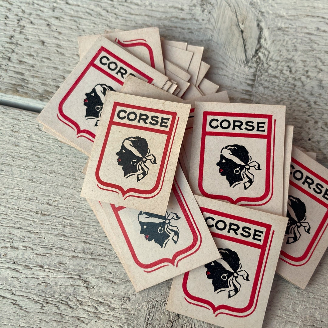 Vintage French Tiny Labels for Crafts, Very Small Parfume Advert ...