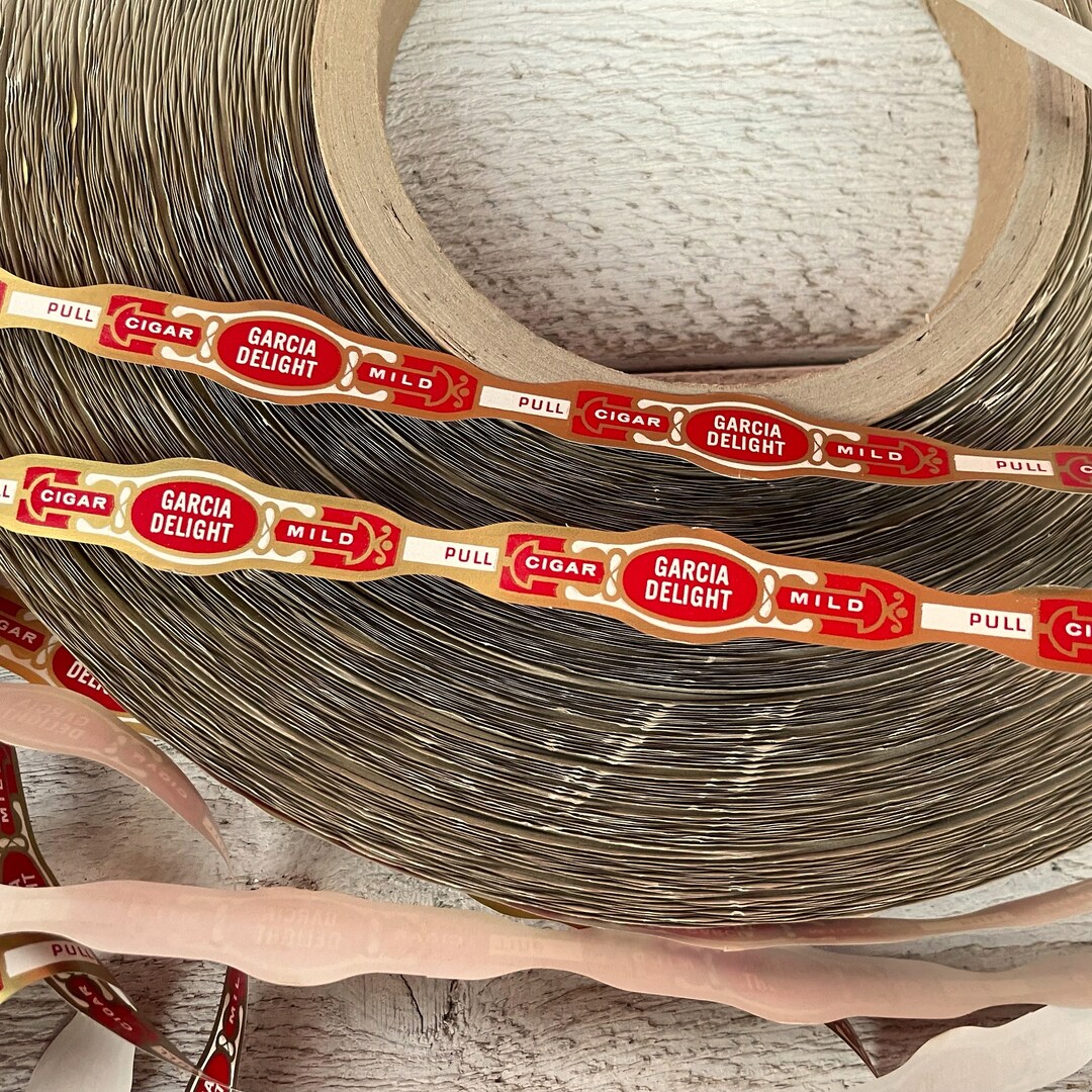 Vintage Cigar Labels From Roll, Cigar Band Belly Band, Ephemera for ...