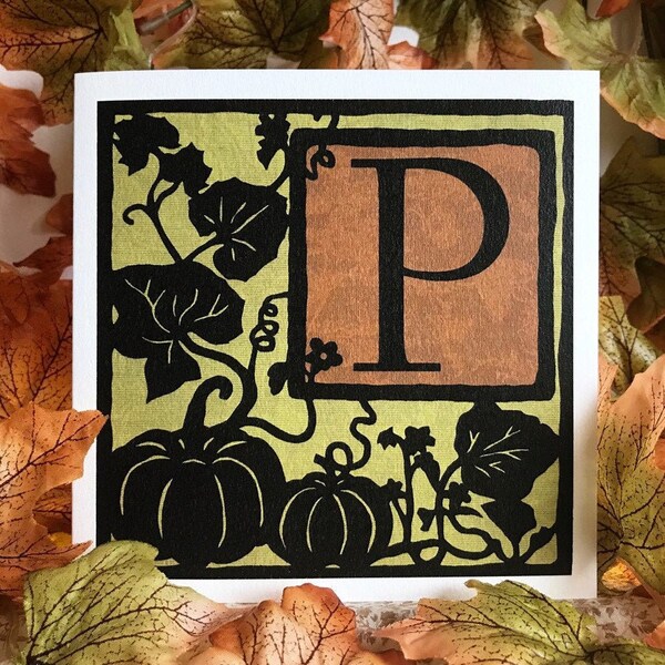 Illuminated Letter P - Etsy