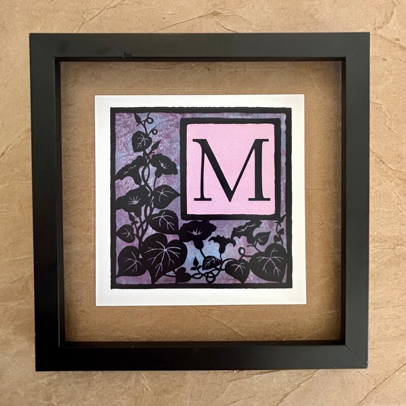 Illuminated Letter M - Etsy