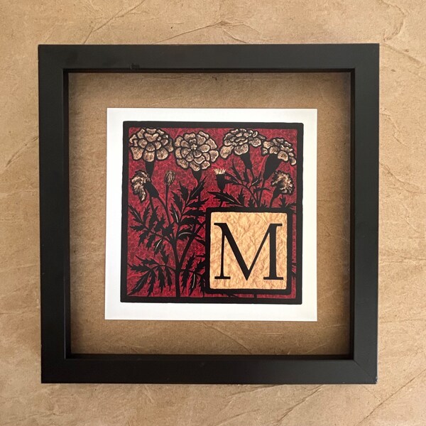 Illuminated Letter M - Etsy