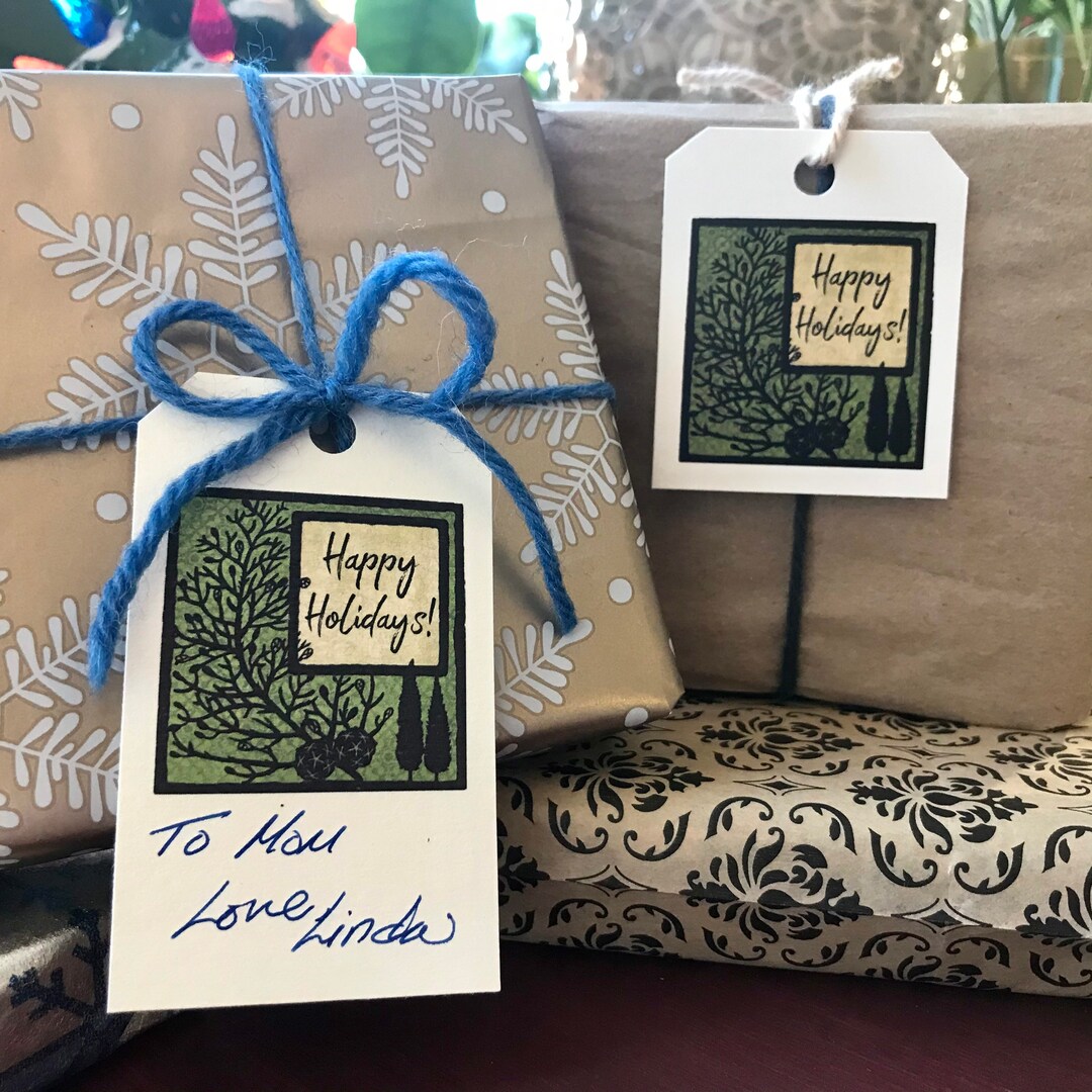 Happy Holidays | Hang Tags | Set of 6 | Cypress Illuminated Expression ...