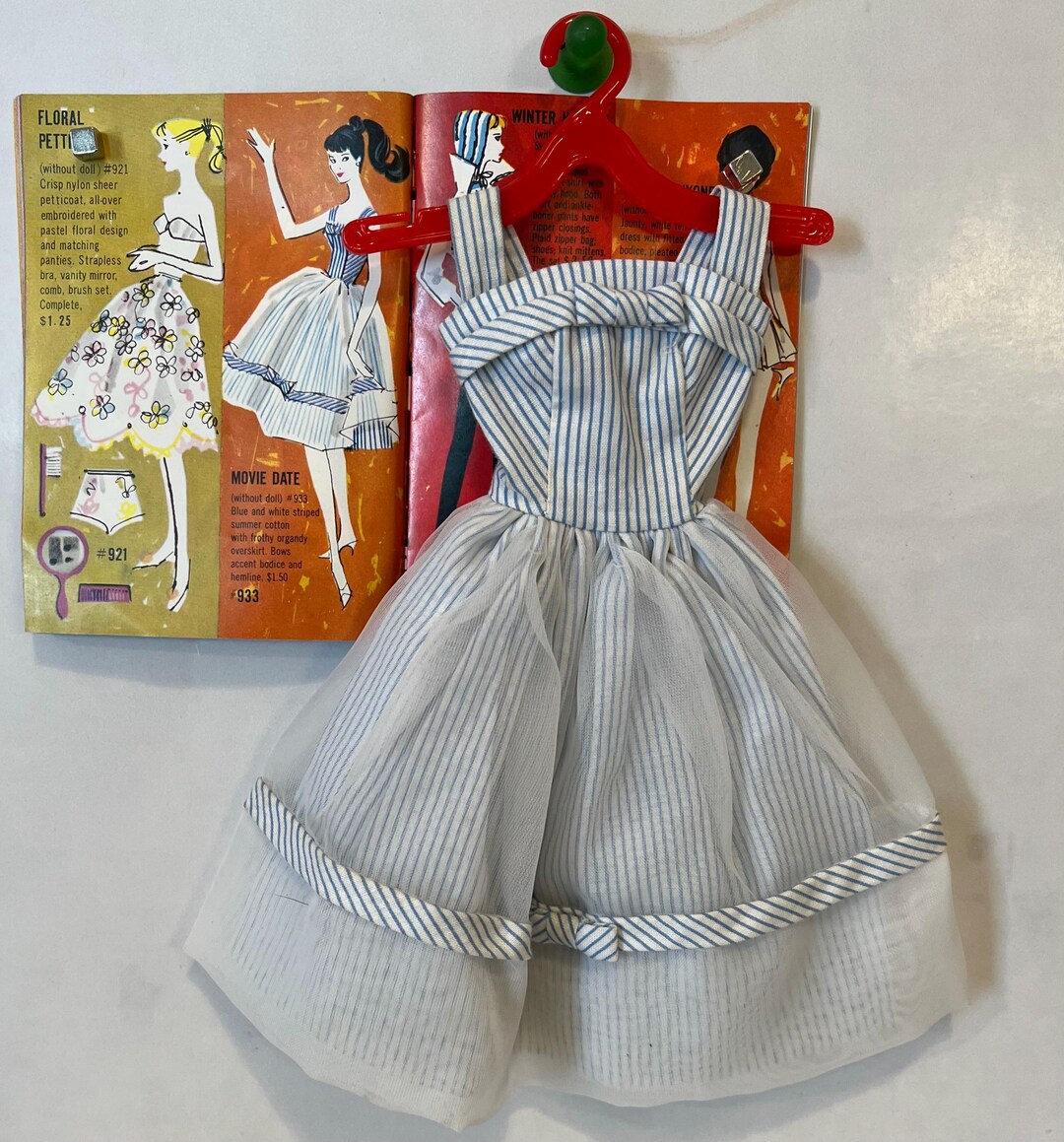 Barbie Doll Clothes —1959 to 1963—"movie Date" #933 - Etsy