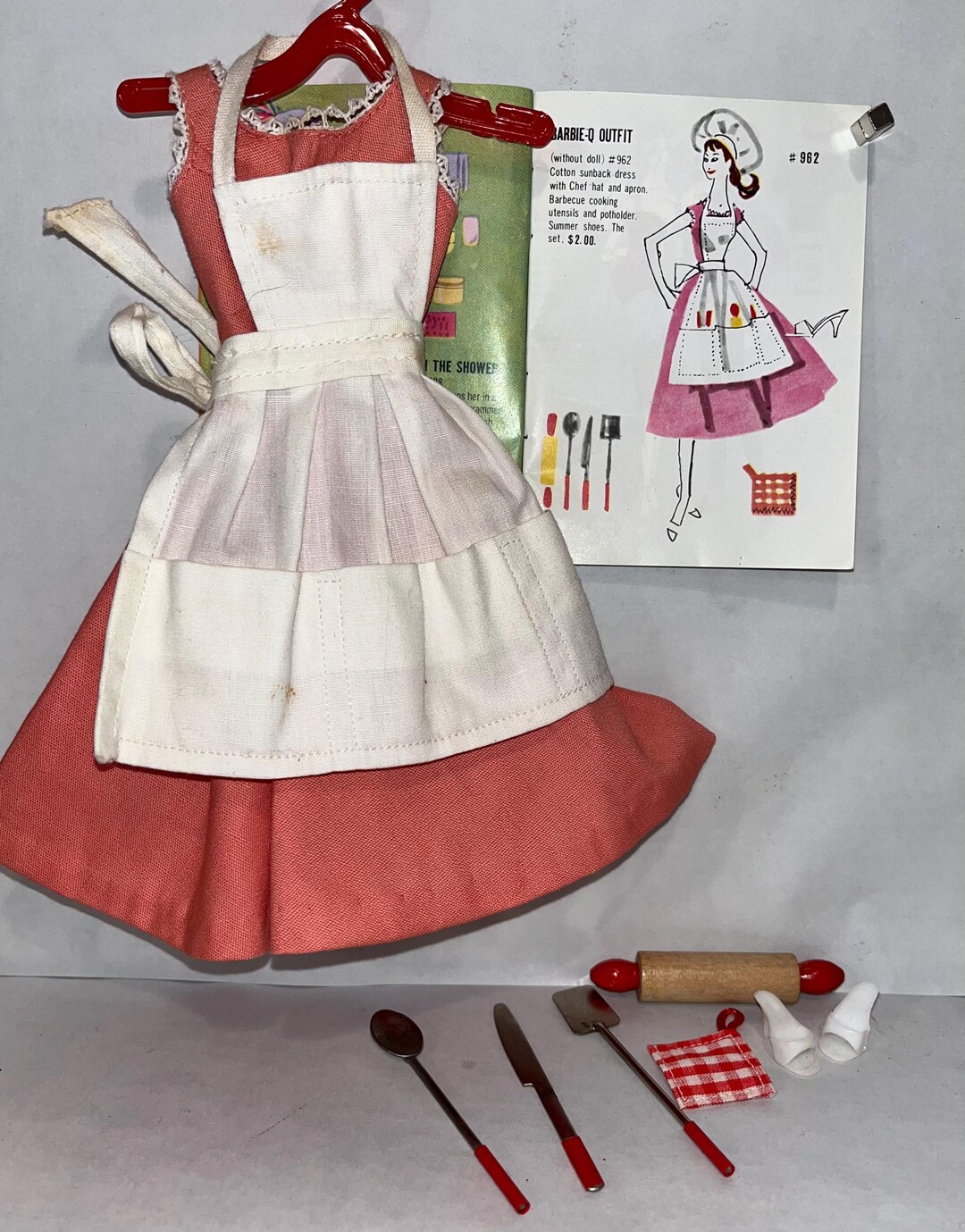 Barbie Doll Clothes —1959 to 1963—"barbie-q" #962 - Etsy