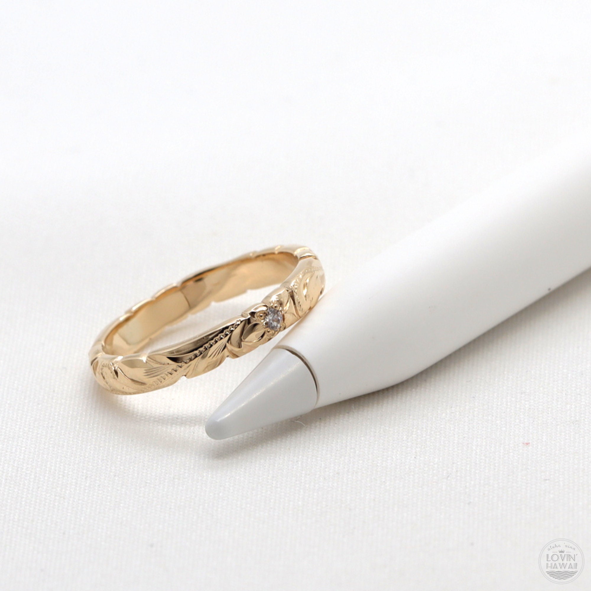 Hawaii Wedding Ring, Dainty Hawaii Ring, Hawaii Engagement Ring ...