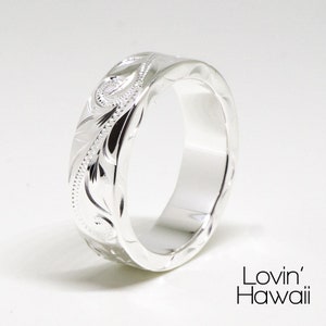 Hawaiian Jewelry, Hawaiian Rings, Flower Wedding Ring, Hawaii Wedding ...