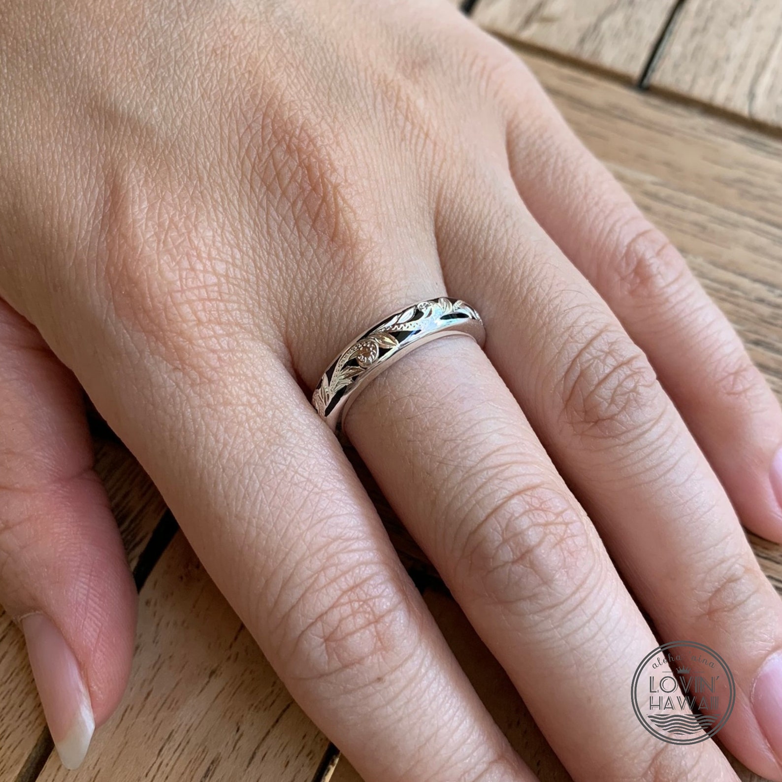 Hawaiian Ring Hawaii Wedding Ring Band Hawaiian Jewelry - Etsy