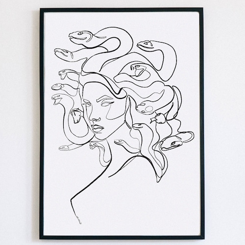 Medusa Greek Mythology Drawing