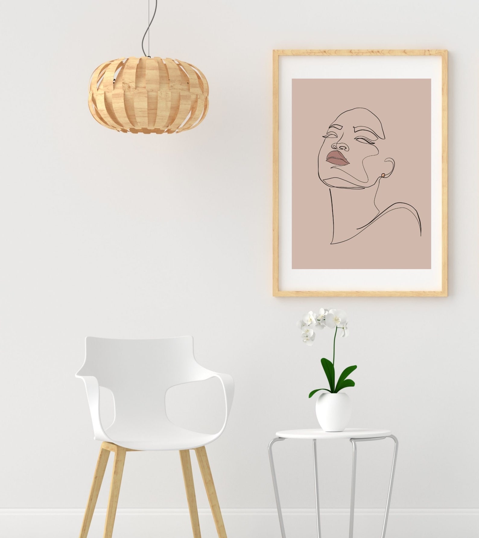 Flair Black Woman One Line Drawing Black Minimalism Black - Etsy