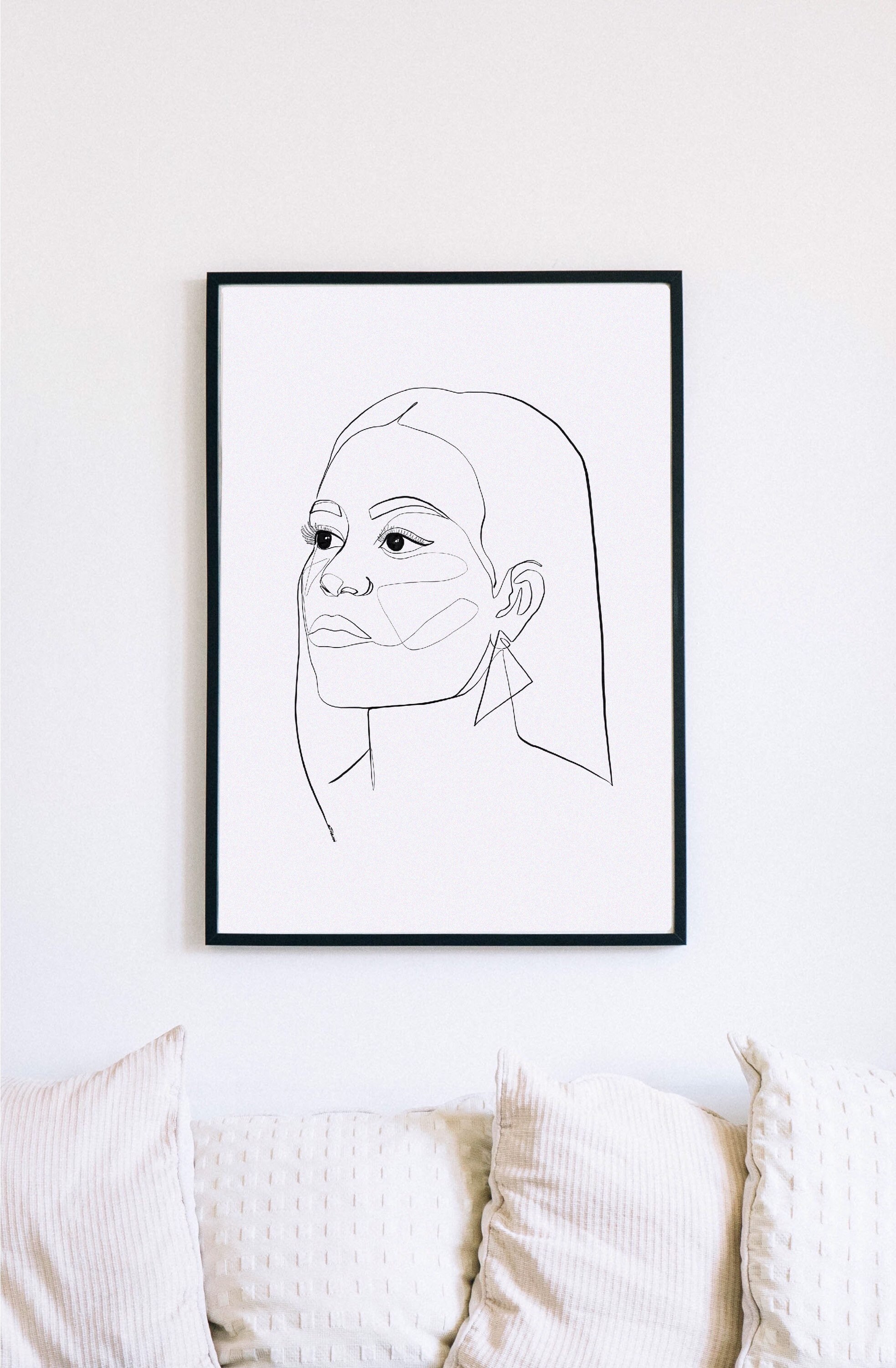 Michelle, Michelle Obama, Printable One Line Drawing, Feminine ...