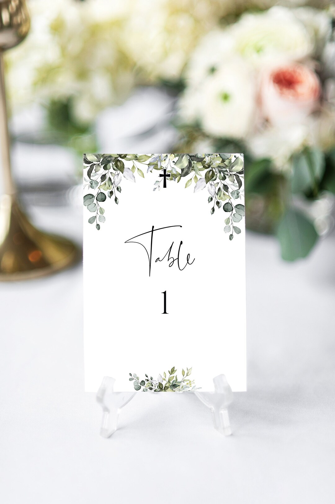 Baptism Table Number, Christening Decorations, Christening Table Number ...