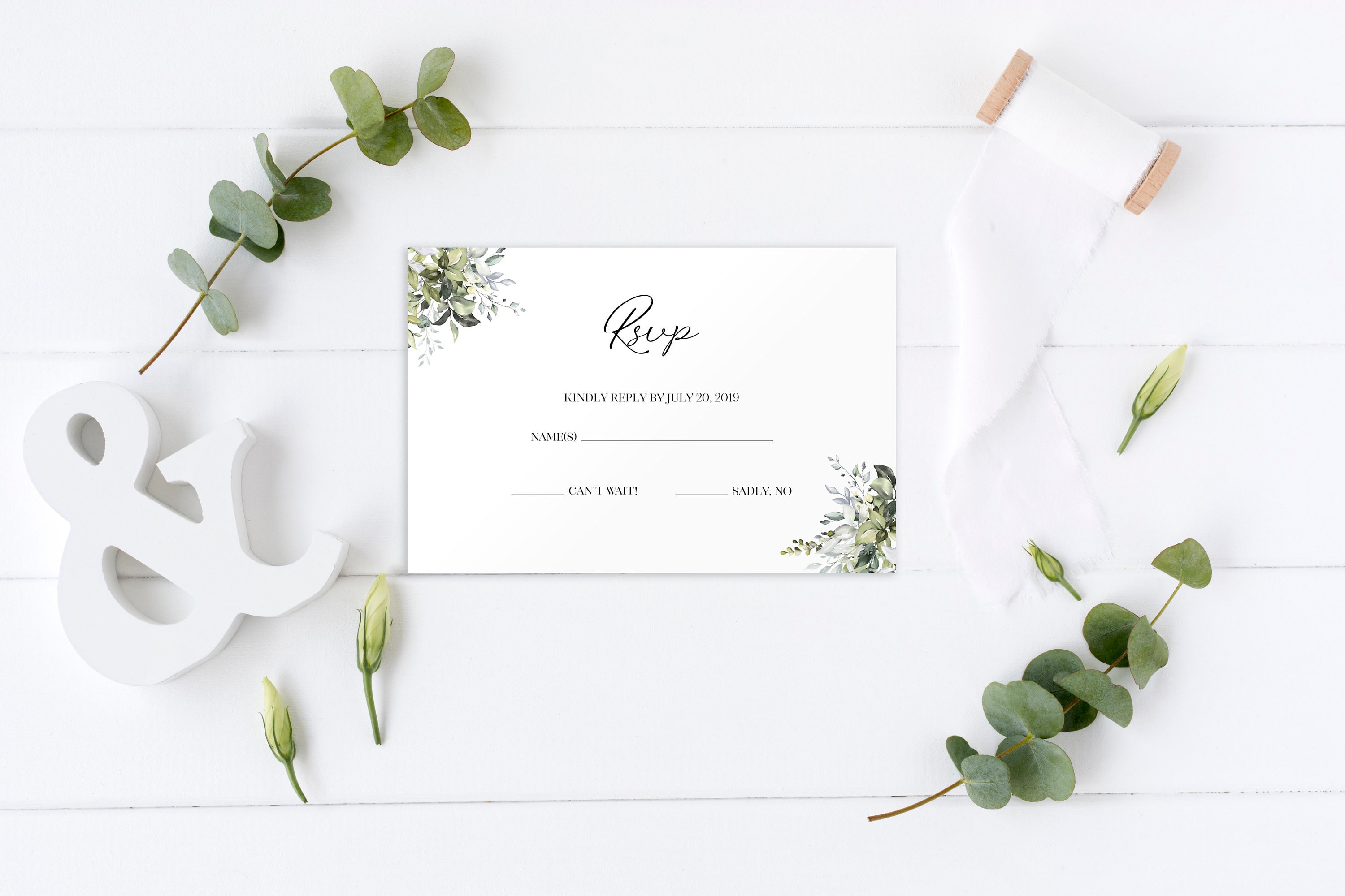 RSVP Card Template, Printable RSVP Card, Editable Rsvp Cards, RSVP ...
