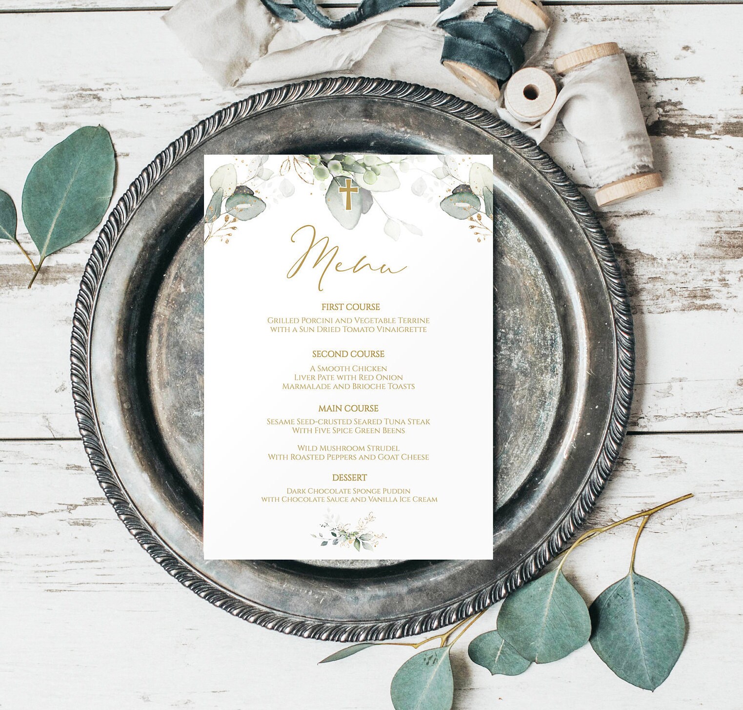 Baptism Menu Christening Menu First Communion Menu Editable - Etsy Sweden