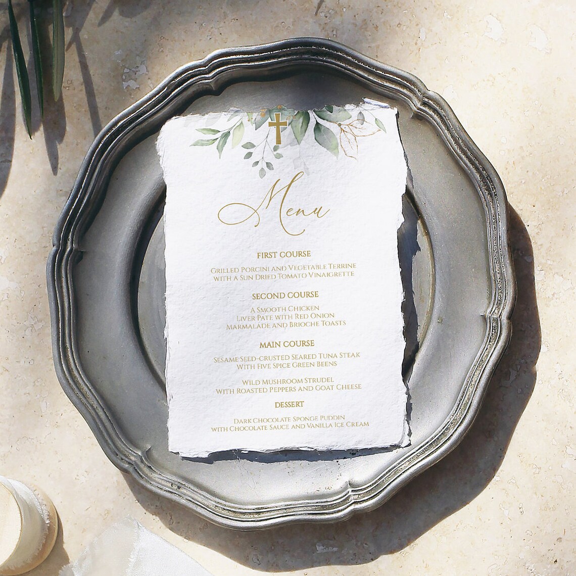 Baptism Menu Christening Menu First Communion Menu Digital - Etsy