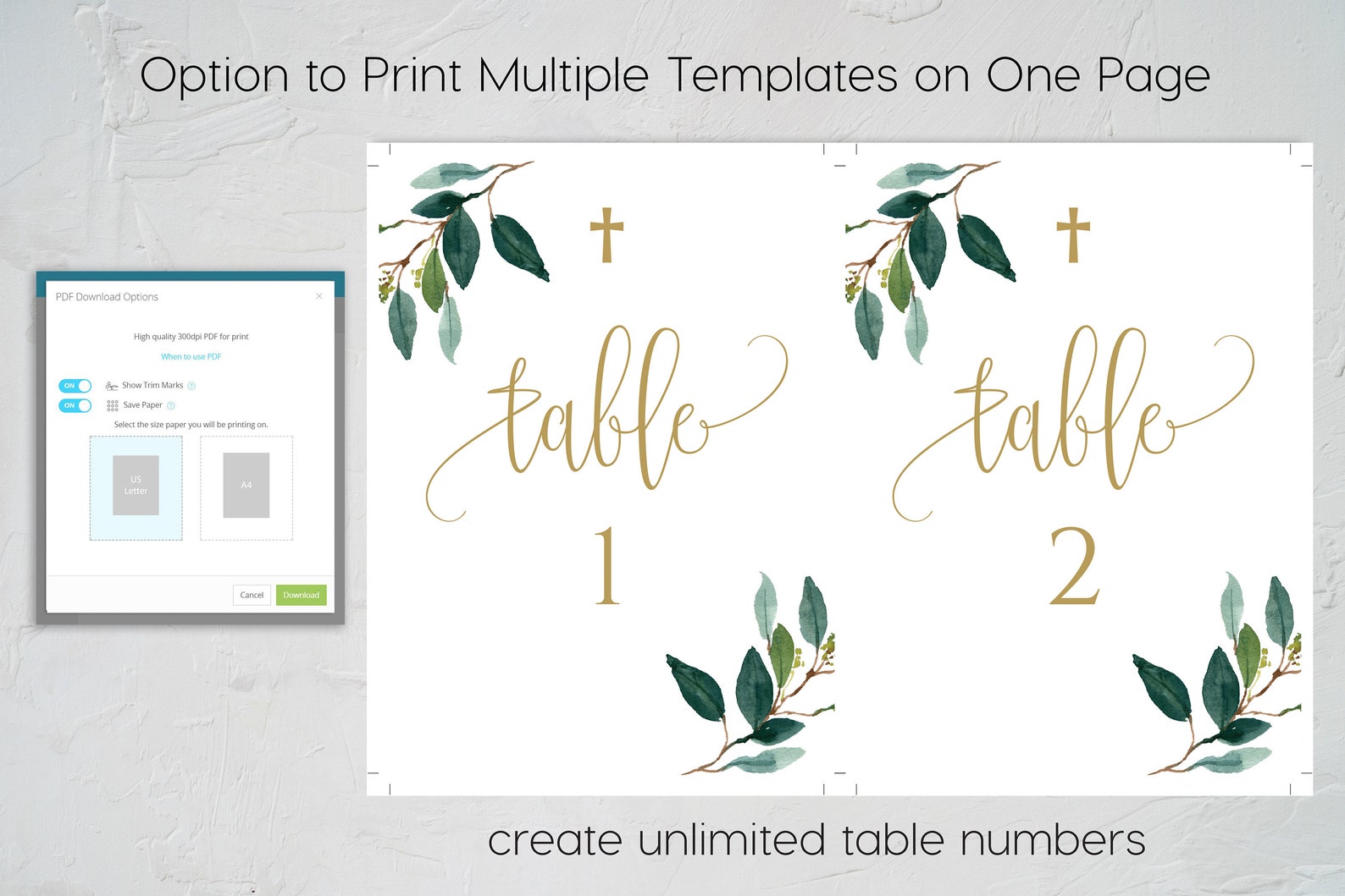 Baptism Table Number, Christening Decorations, Christening Table Number ...