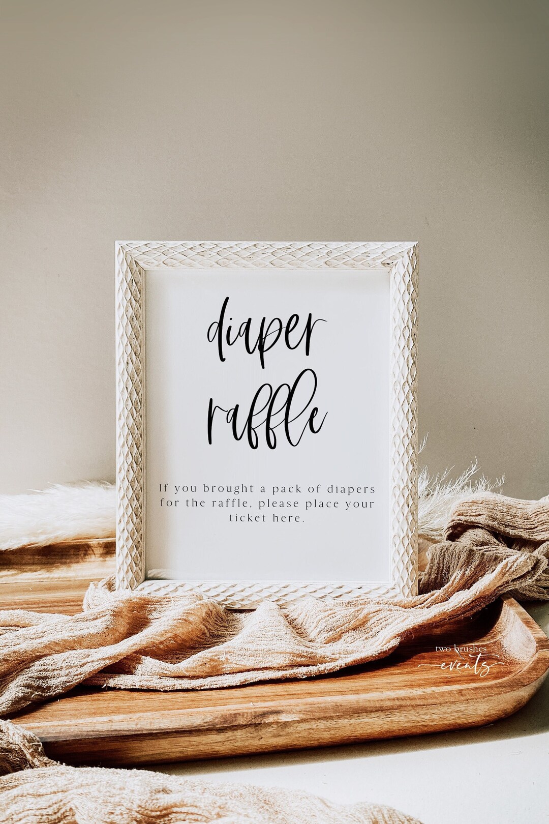 Diaper Raffle Sign Template, Diaper Raffle Game, Printable Baby Shower ...