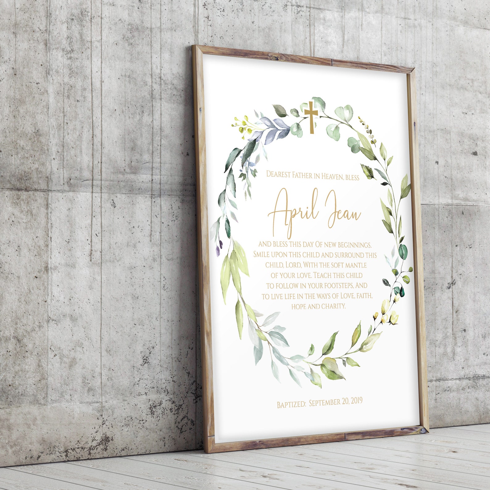 Irish Blessing Baptism Gift, Christening Gift, Irish Baptism ...