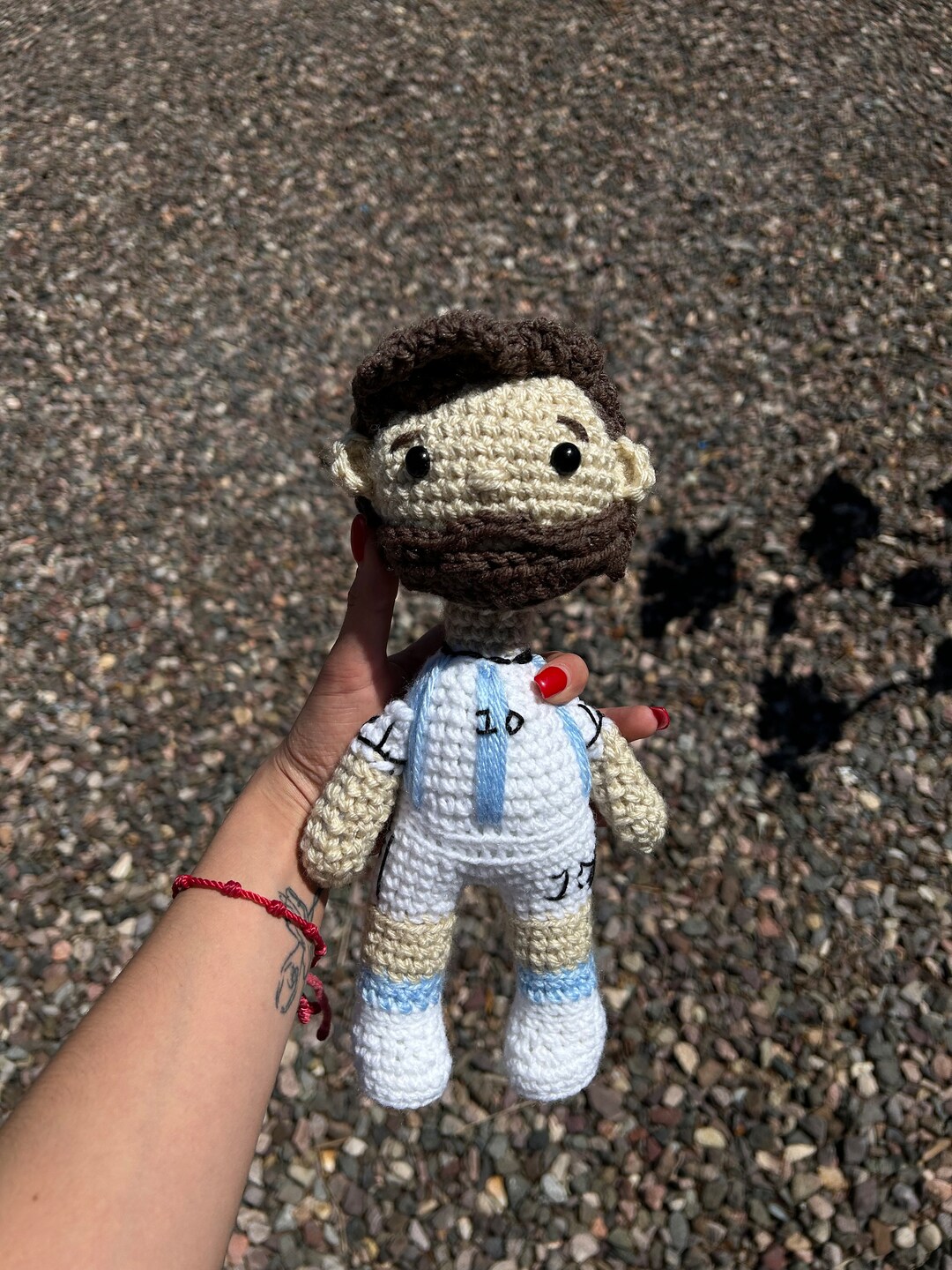 Lionel Messi Crochet Flower Bouquet - Etsy