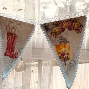 Printable Christmas Garland Decoration / XMAS Bunting / Holiday ...