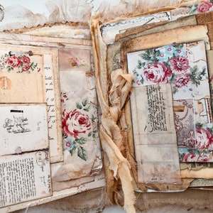 Printable ATC Layered Sample Tags Collage Papers / Easy Junk Journal ...