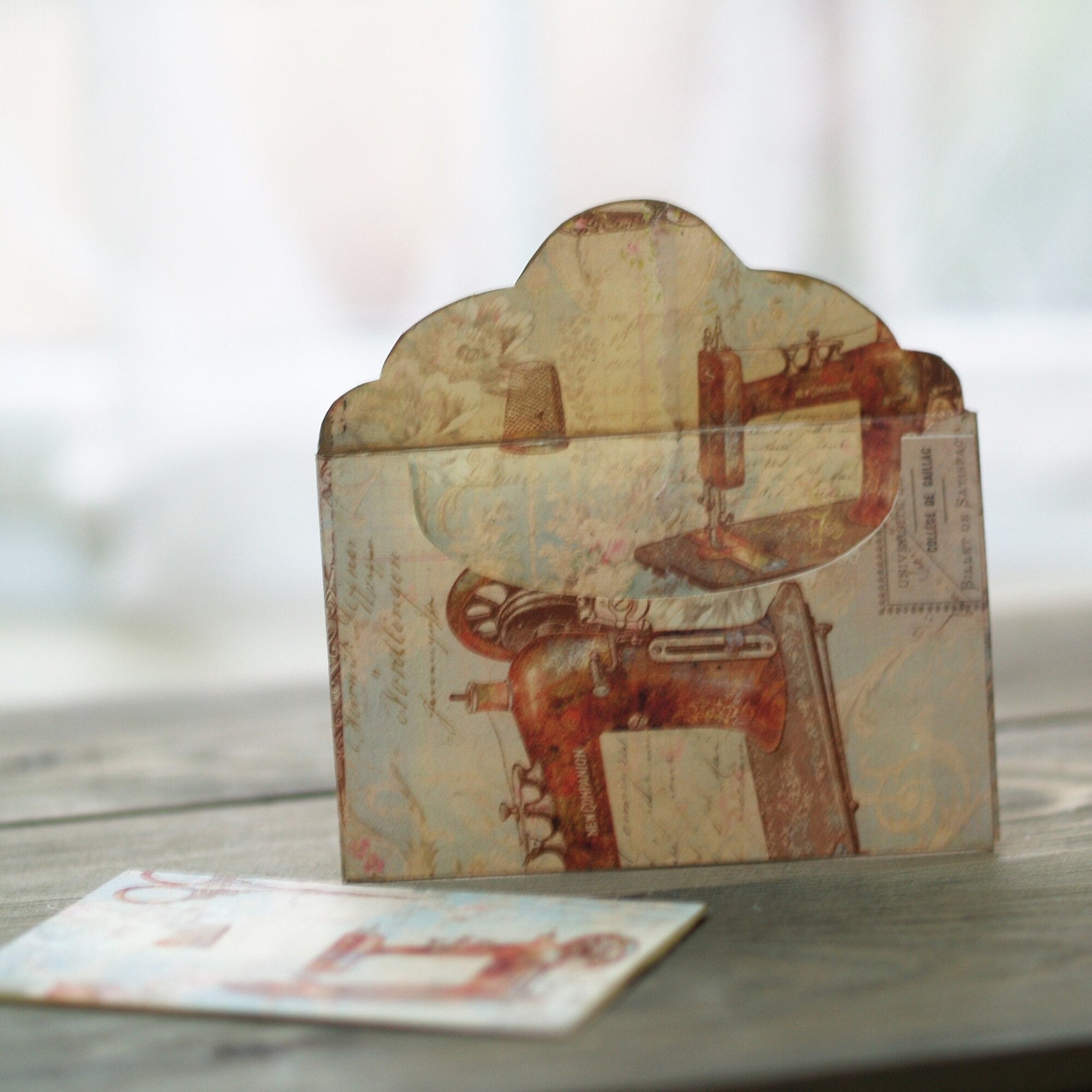 Ephemera Sewing Vintage Printable Collage Papers & Envelope / - Etsy UK