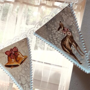 Printable Christmas Garland Decoration / XMAS Bunting / Holiday ...