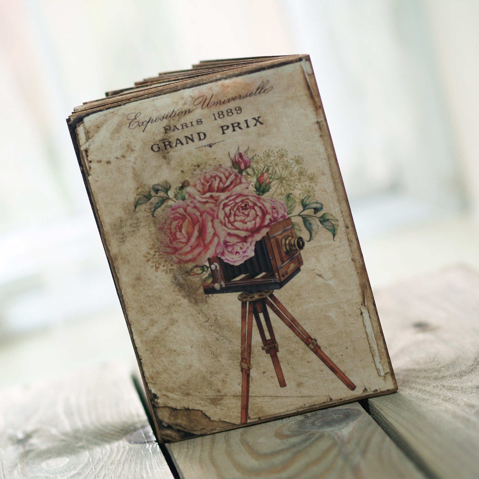 DIY Vintage Book, Junk Journal Pages, Instant Download Digital Collage ...
