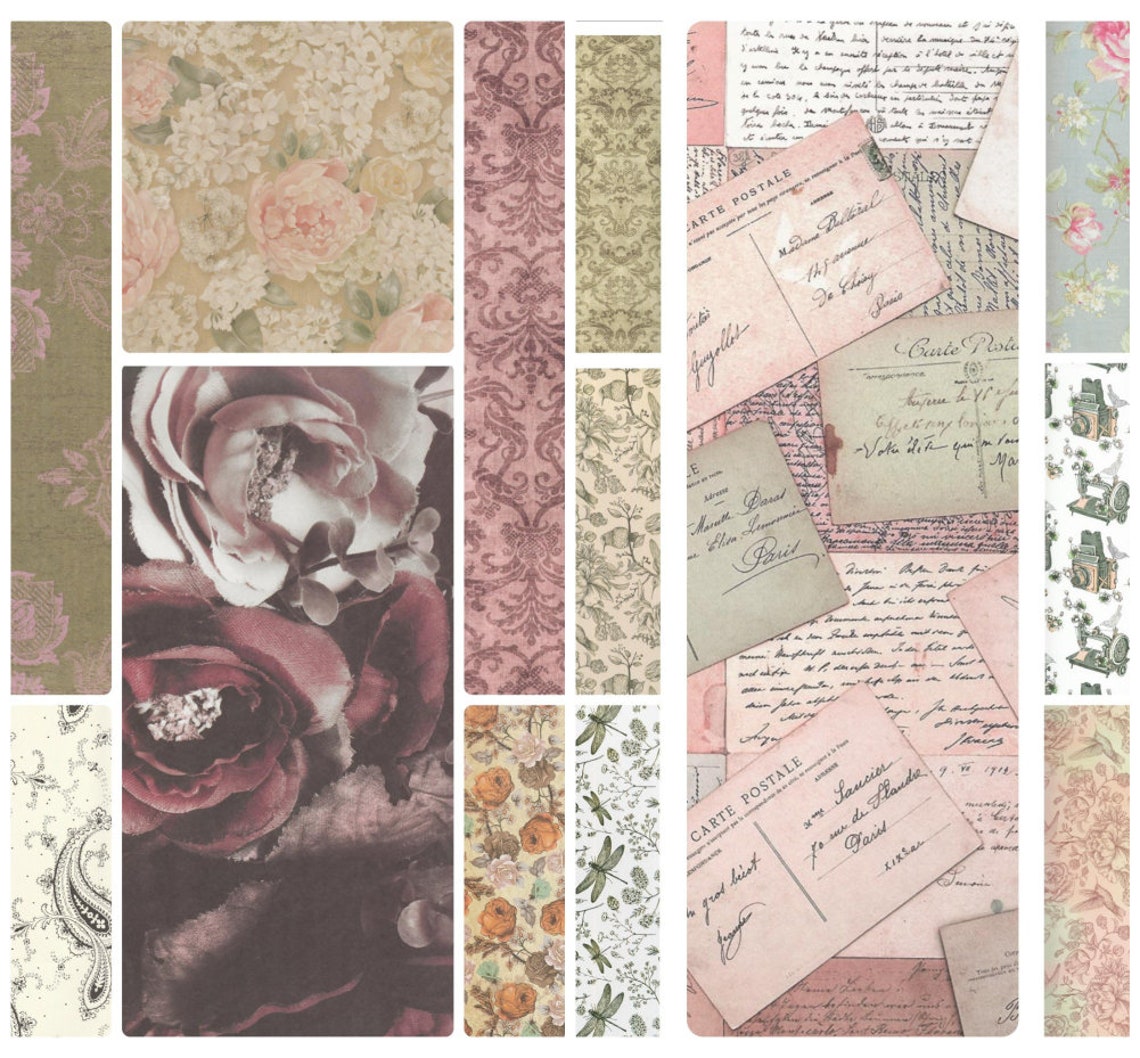 Printable Mix Pattern Junk Journal Papers / Large A4 Pages / - Etsy UK