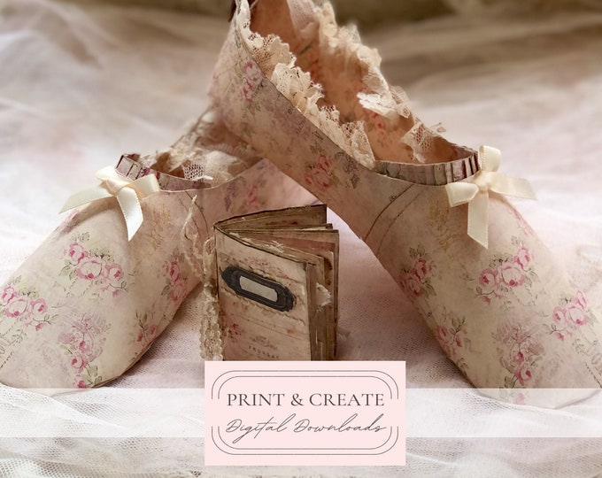 Decorative Pointe Satin Pink Ballet Shoe Roses Ribbon Bows Sparkle ...