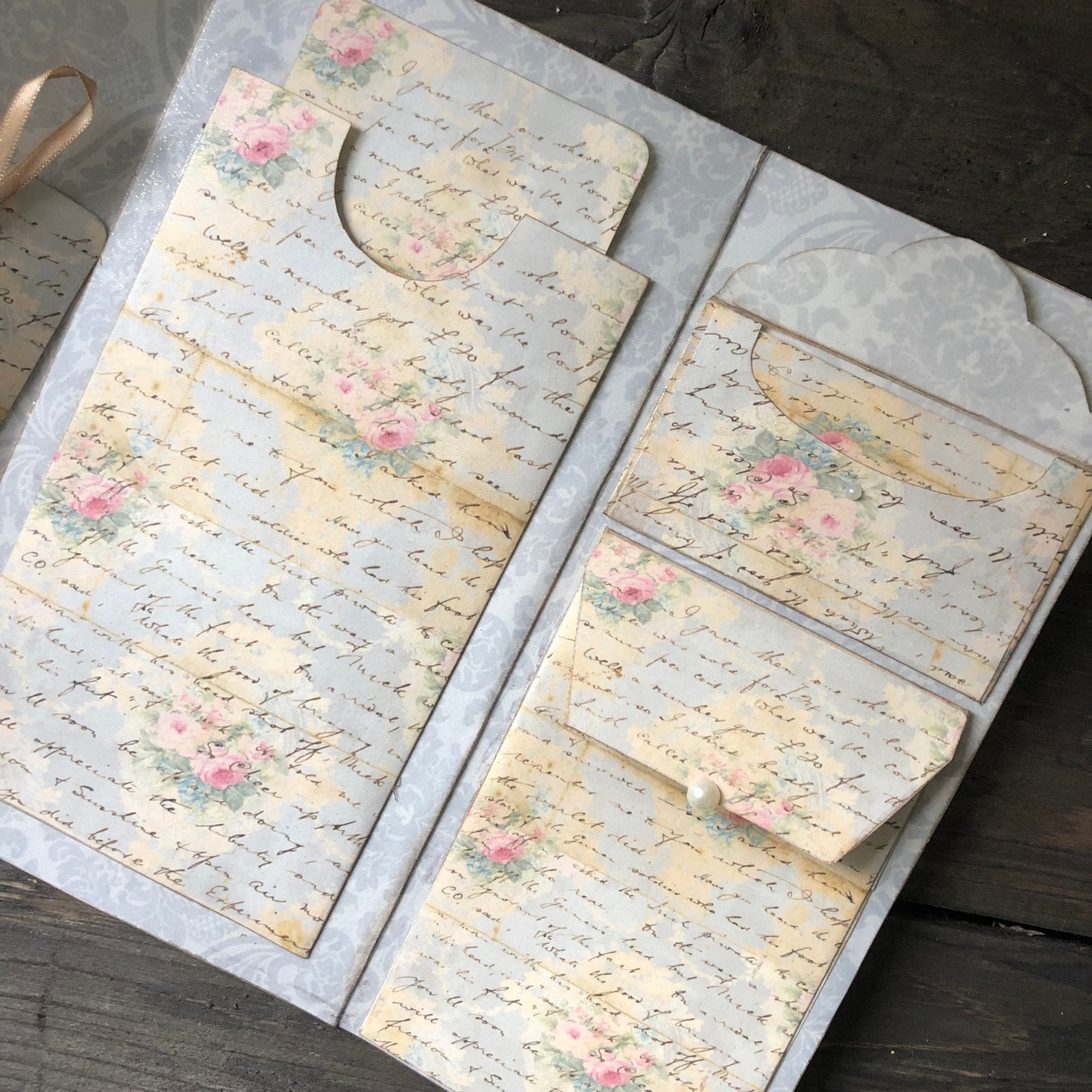 Old Vintage Letters Journal Printable Folder/ Crafting Papers - Etsy UK