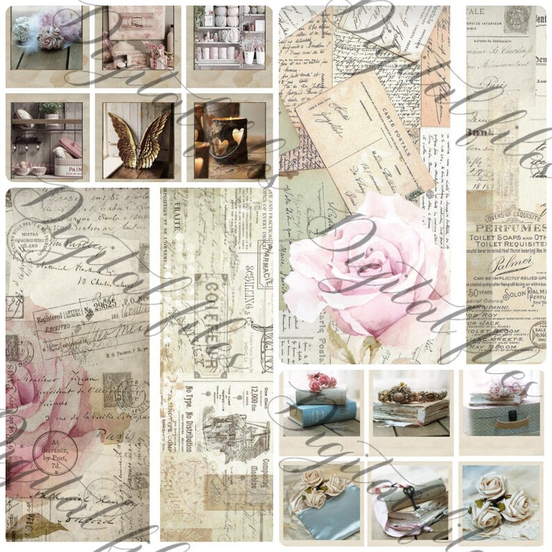 Digital Frame Vintage Photographs / Junk Journal Printable - Etsy