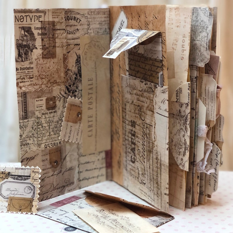 Printable Junk Journal Papers and Ephemera / Vintage Collage - Etsy