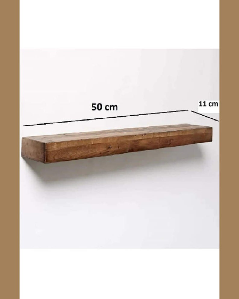 Rustic Wood Shelf Wood Shelves Wallboard Wall Shelf Rustic Floating ...