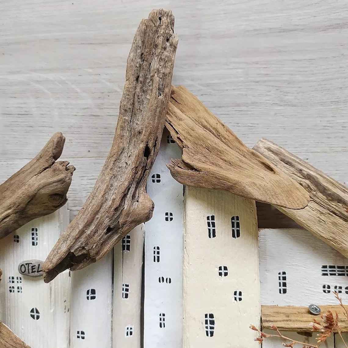 Driftwood Cottages Key Holder Wall Hanging Home Art Decor - Etsy