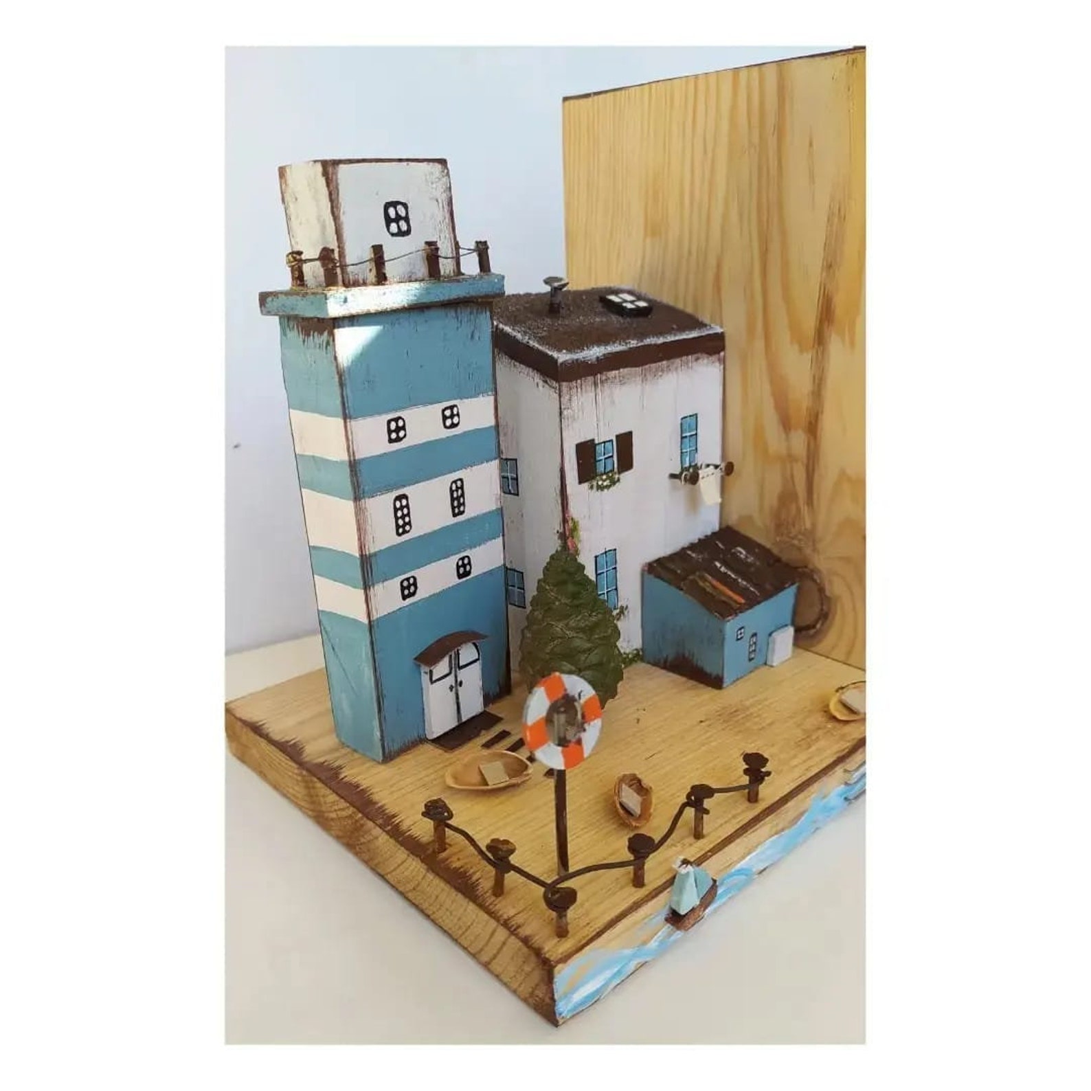 Wooden Bookend Decorative Rustic Wood Book Stopper - Etsy