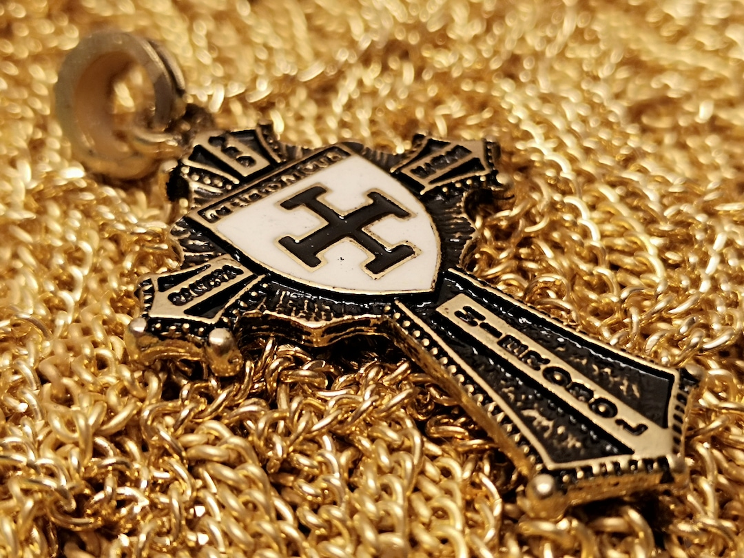 Nordic Pendant TEUTONIA Gilded Germanic Jewelry Pendant - Etsy