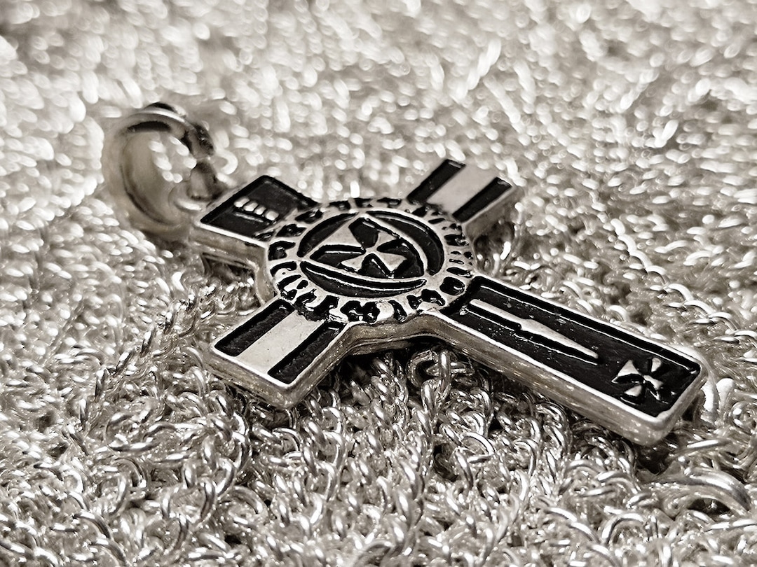 Templar Pendant ORDO DE TEMPLO Silver-plated Pendant Knights - Etsy